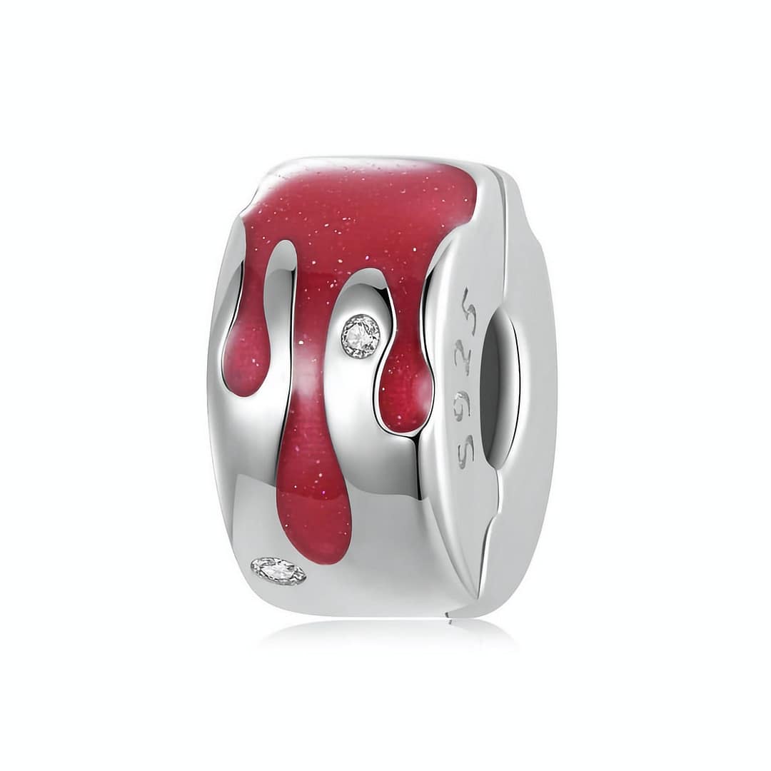 Sleeping Beauty Melted Rose Clip Charm for Pandora Bracelet | S925 ...