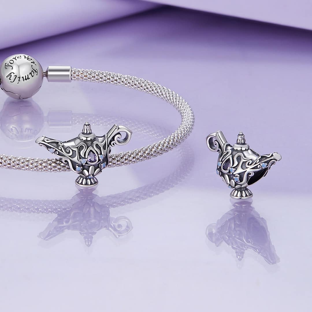Arabian Nights Magic Genie Lamp Charm for Pandora Bracelet | S925 ...